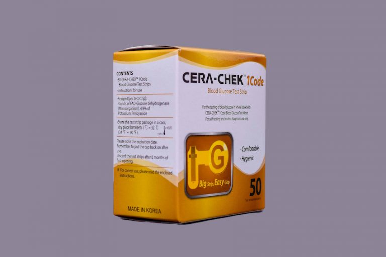 CERA-CHEK 1Code Test Strip – Aravas Pharmaceuticals (PVT) LTD